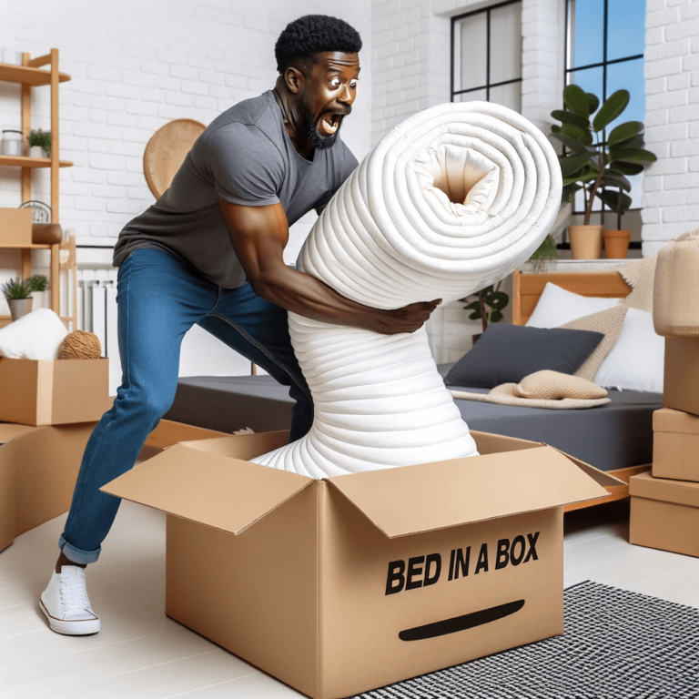 Packing A Big Mattress In A Little Box | STL Beds: (636) 296-8540